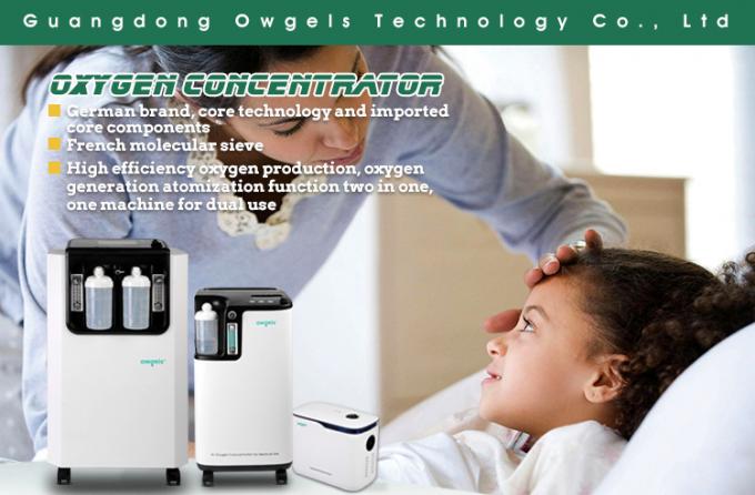 Mobile 5 Liter Portable Oxygen Concentrator Medical Equipment
