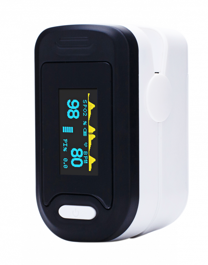 Iso Warning Display Blood Testing Oled Fingertip Pulse Oximeter