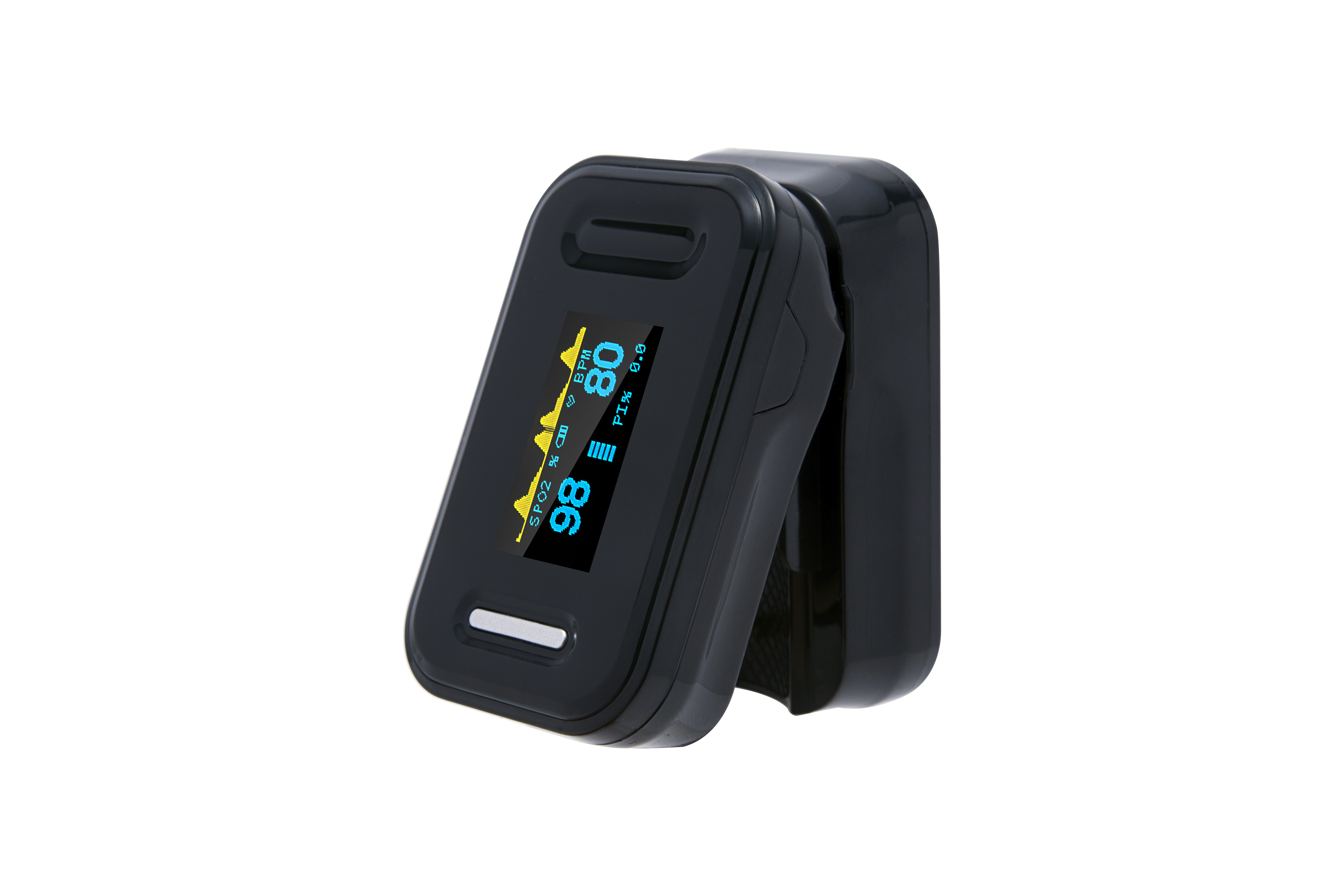 Plastic OLED Pediatric Spo2 Fingertip Pulse Oximeter