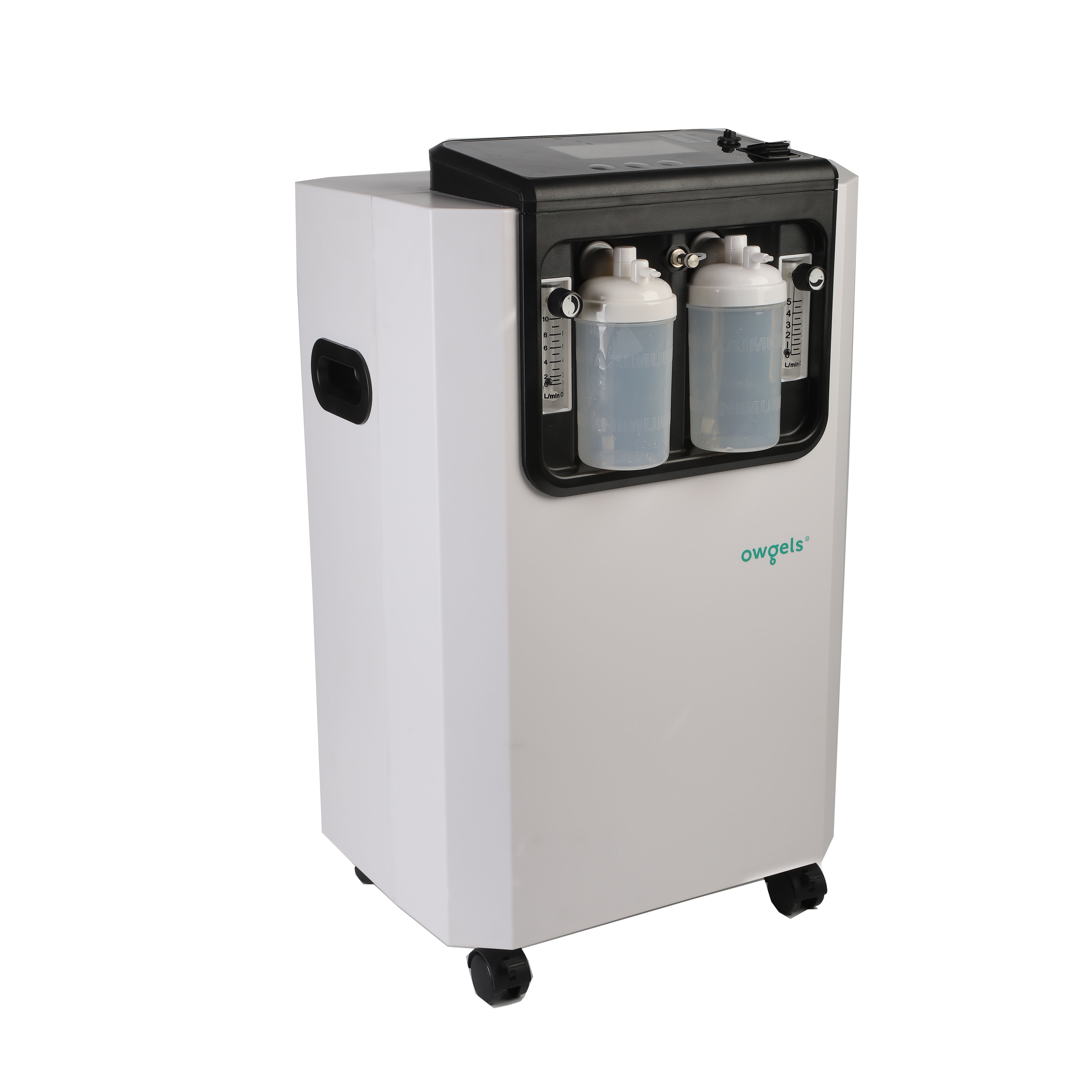 Electric Dual Flow Plastic Oxygen Concentrator 10 Lts White